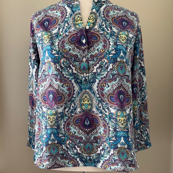 Talbots | Tops | Talbots Paisley Tunic | Poshmark